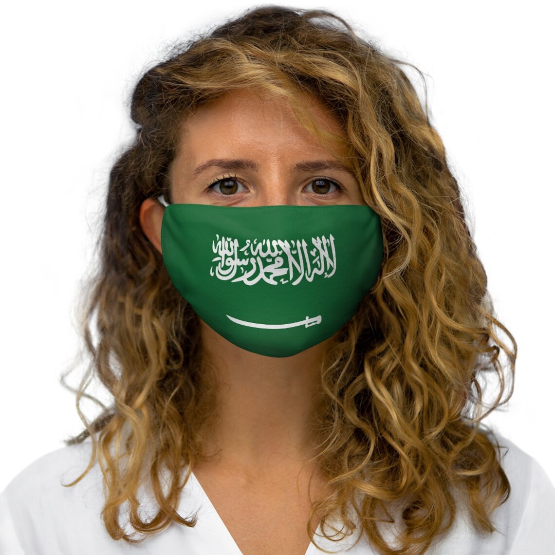 Unisex Saudi Arabian Flag Face Mask Breathable & Flexible - Etsy UK