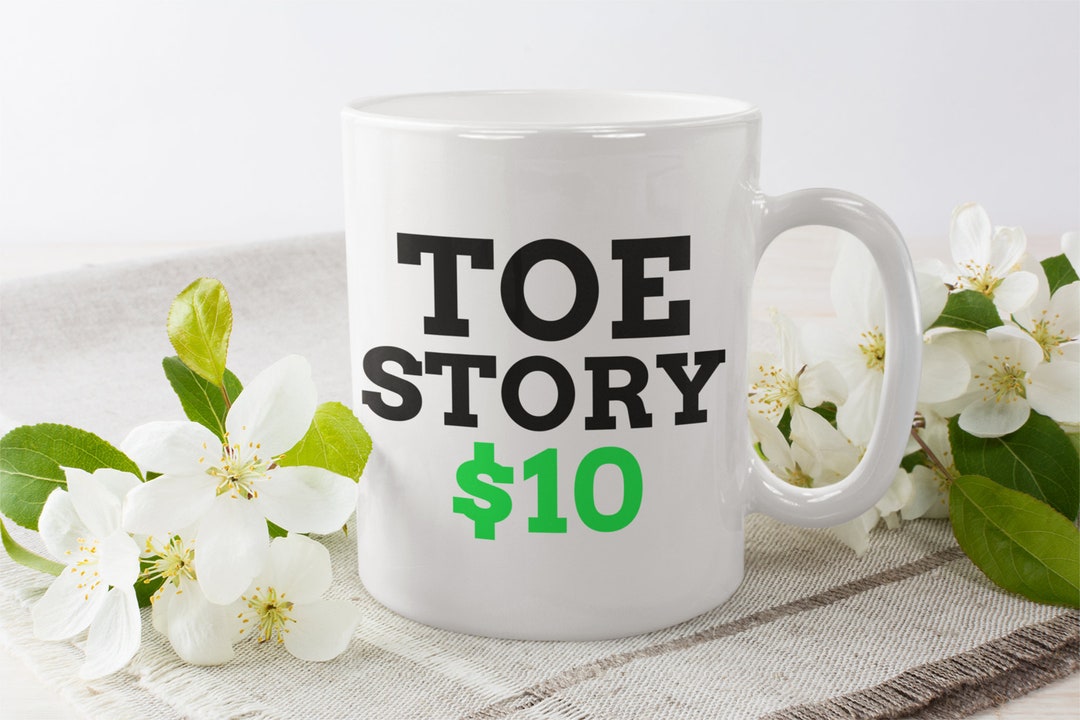 Funny Toe Amputee White Ceramic Mug | Missing Toes Amputation Gift ...