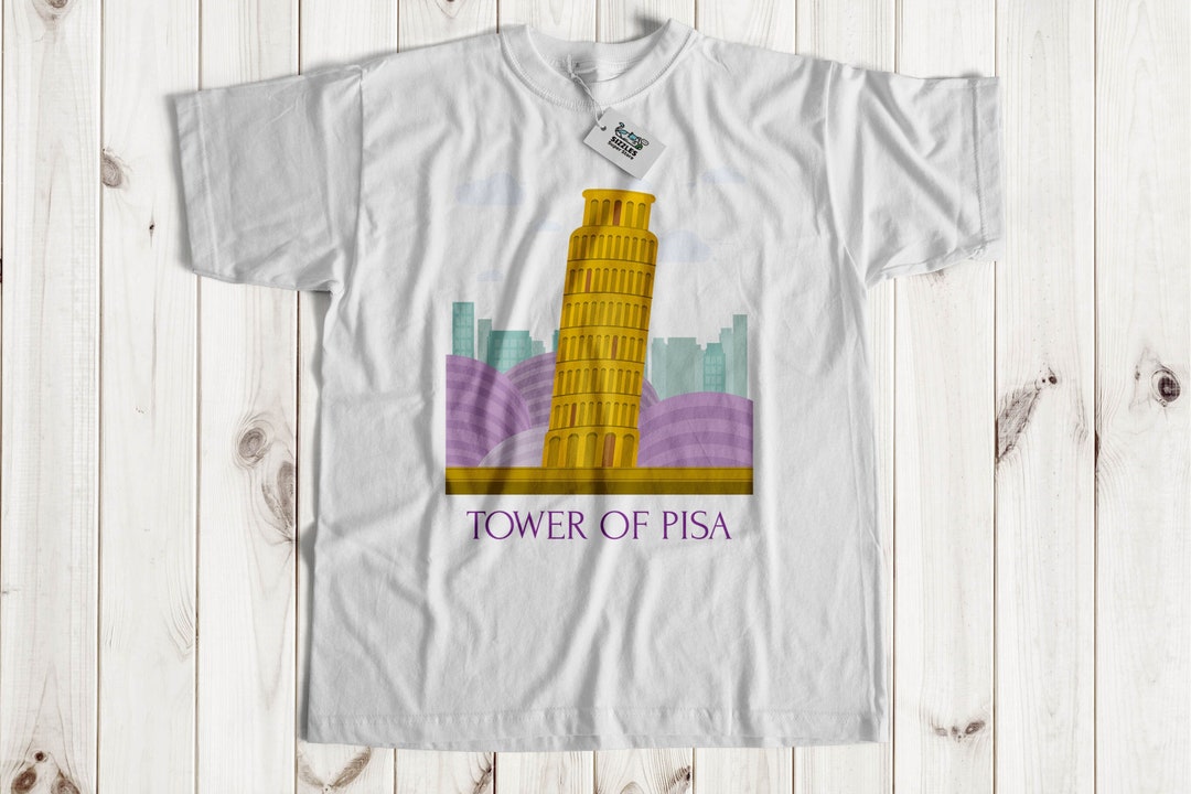 Unisex Leaning Tower of Pisa T-shirt | Italian Pisa Cathedral Gift ...