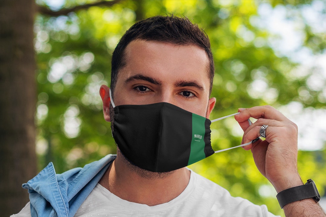 Unisex Flag of Saudi Arabia Breathable & Flexible Elasticated Face ...