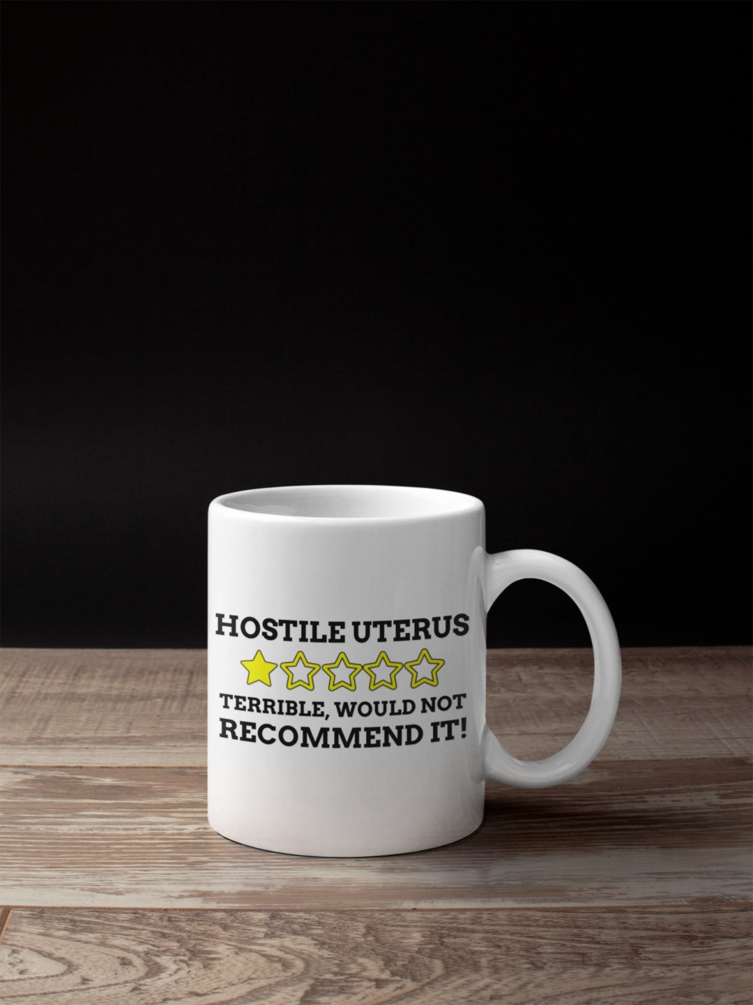 Hostile Uterus Funny Hysterectomy Mug 11oz 330ml Uterus Removal Surgery ...
