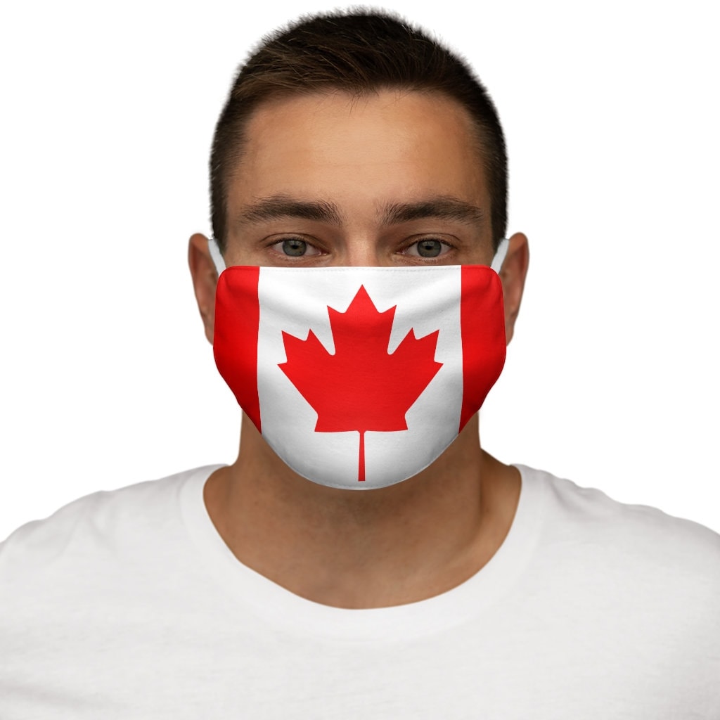 Unisex Canadian Flag Face Mask | Breathable & Flexible Flag of Canada ...
