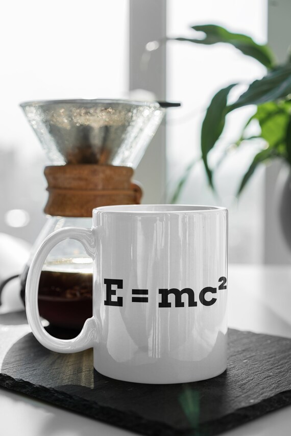 E Mc2 Einsteins Theory of Relativity Mug Cool Emc2 Mug | Etsy