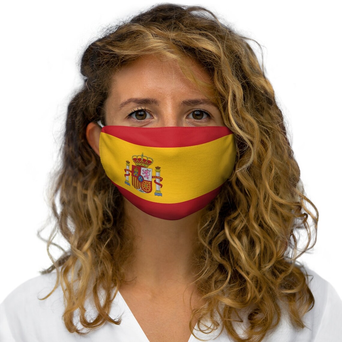 Unisex Spanish Flag Face Mask Breathable & Flexible Flag of - Etsy UK