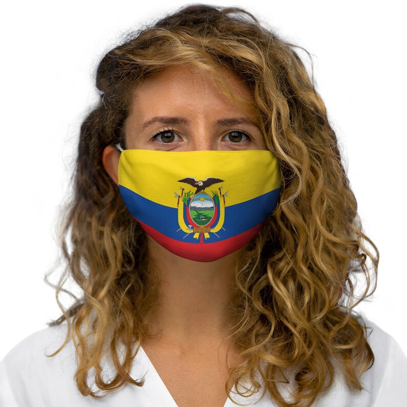 Unisex Ecuadorian Flag Face Mask Breathable & Flexible Flag - Etsy