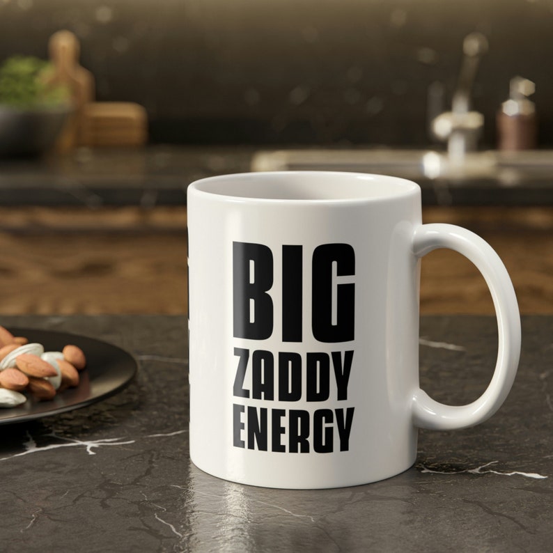 Big Zaddy Energy Funny Silver Fox Mug 11oz 330ml Daddy Gift - Etsy
