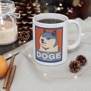 Funny Doge Coin Mug 11oz 330ml Meme Doge Gift Ideas, "very Currency Wow ...