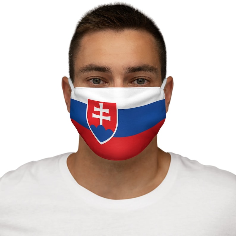 Unisex Slovakian Flag Face Mask Breathable & Flexible Flag - Etsy