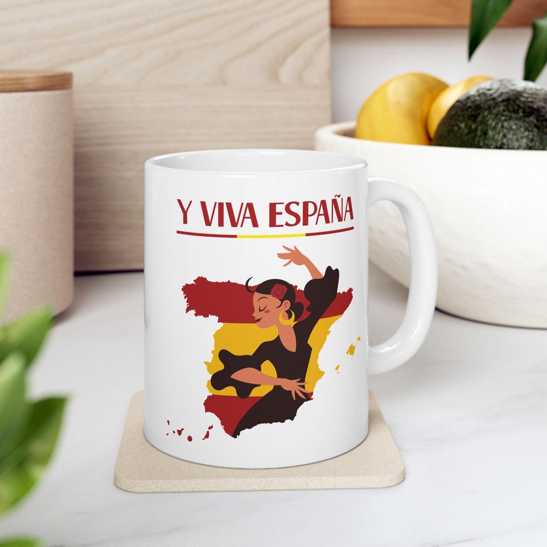 Y Viva Espana! Spanish Heritage and Culture Mug 11oz Spain Flamenco ...