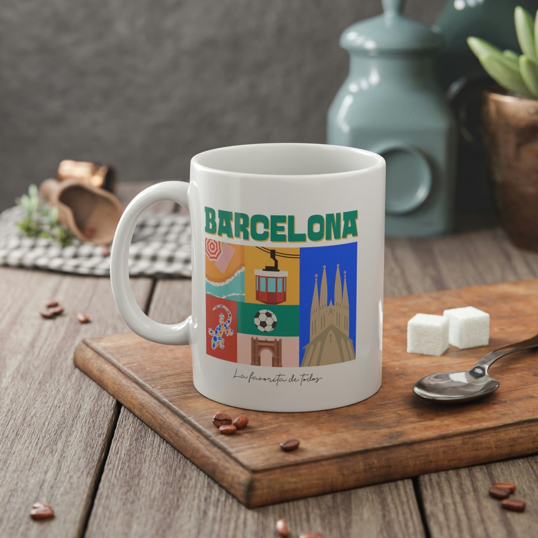 Barcelona Mug 11oz 330ml Spanish Gifts & Spaniard Mugs - Etsy