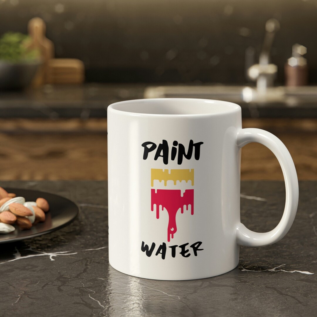 Paint Water Mug 11oz 330ml Artists Mugs & Gifts for Painters - Etsy