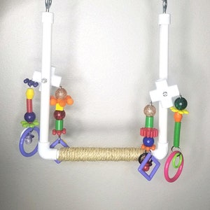 Large Parrot Swing | Big Bird Swing | Parrot Toy | Bird Toy - Etsy