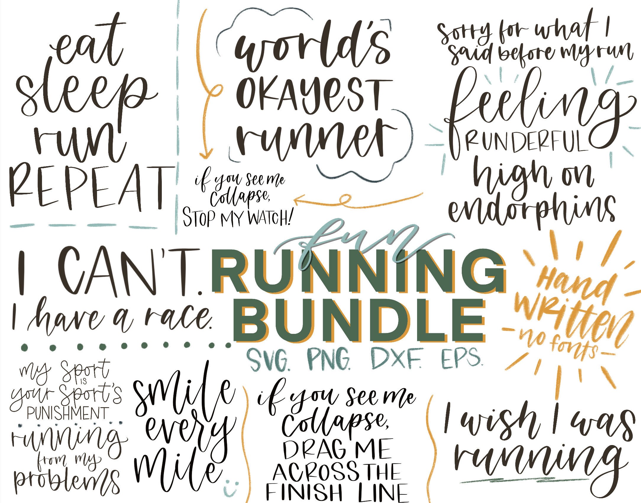 Running SVG Bundle - Runners Svg - Runner Svg - Run Race 5K Marathon ...
