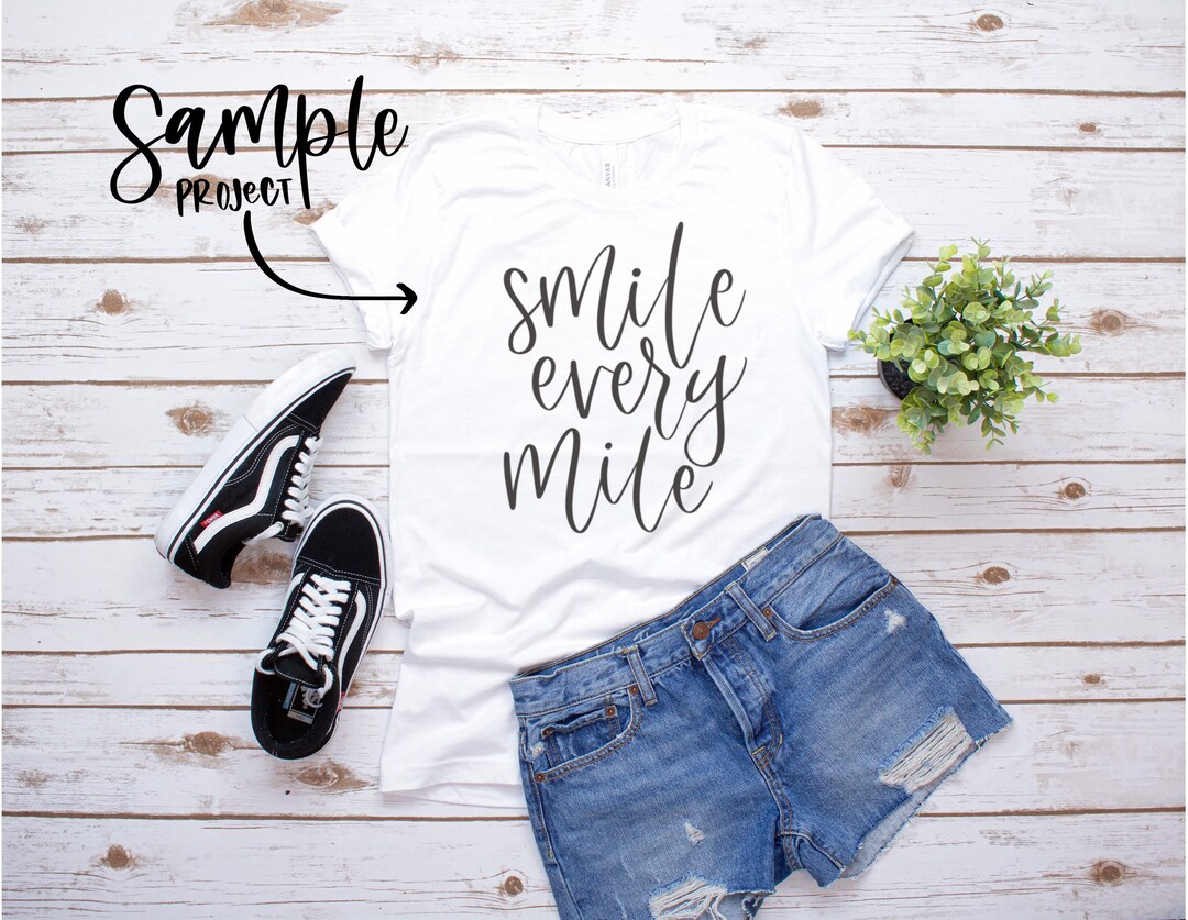 Smile Every Mile SVG File Running Svg Runners Svg Run Race 5K Marathon ...