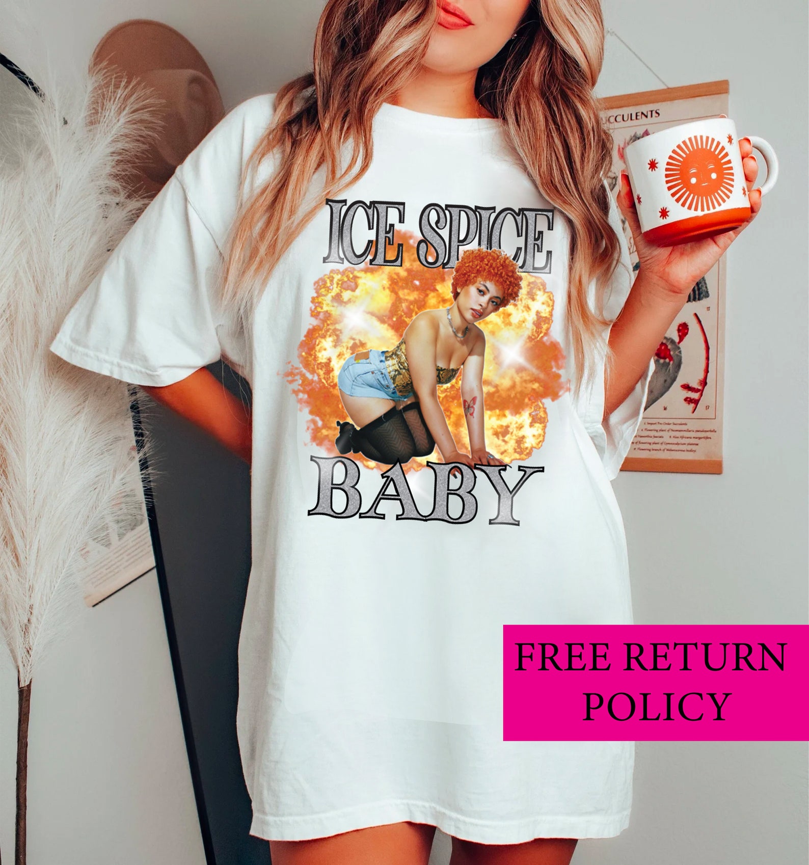 ICE SPICE BABY, Vintage Shirt, Ice Spice Homage Tshirt, Naija Gaston ...