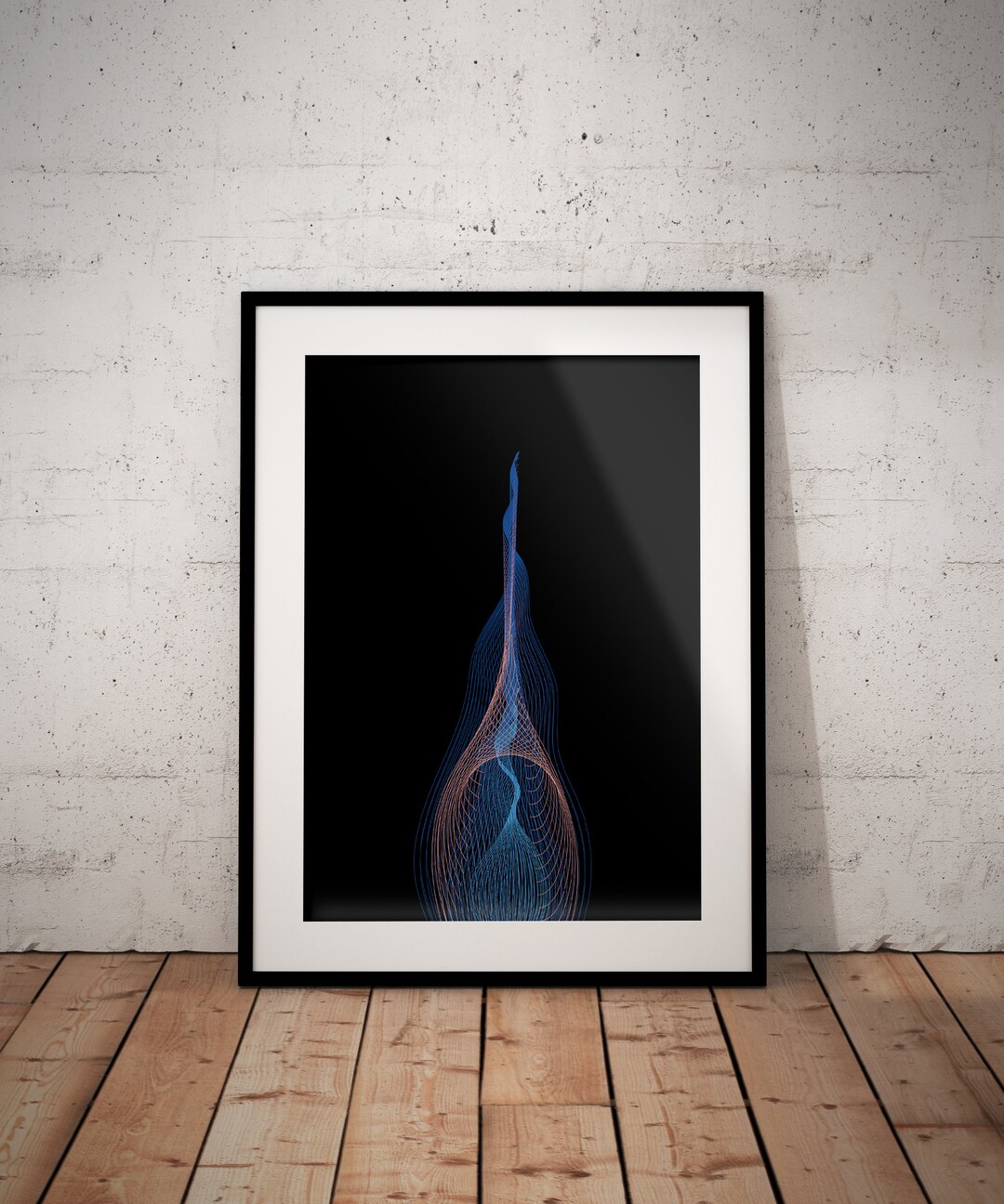 Abstract Fire, Blue Flame, Bunsen Burner, Elemental Print, Elements ...