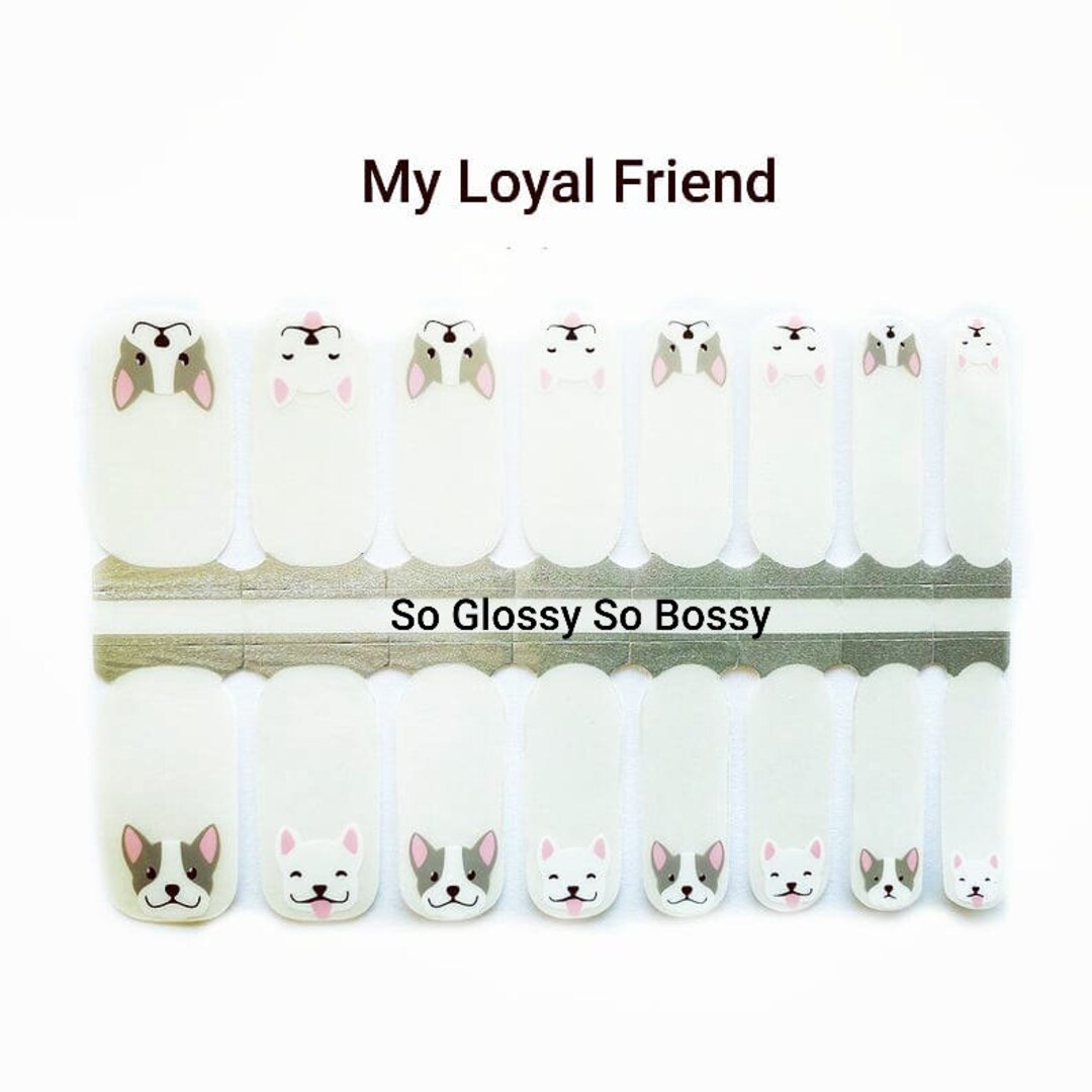 My Loyal Friend (transparent) 100% Nail Polish Wraps, Nail Strips, Nail ...