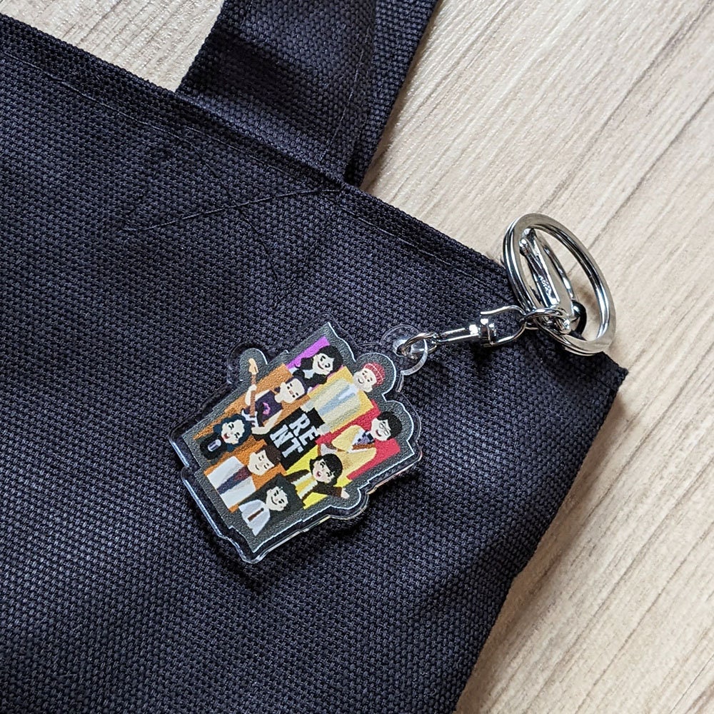 Broadway Musical Theatre RENT Inspired Keyring Keychains Broadway Gift ...