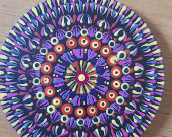 Dotted Mandala Art on MDF Board - Etsy