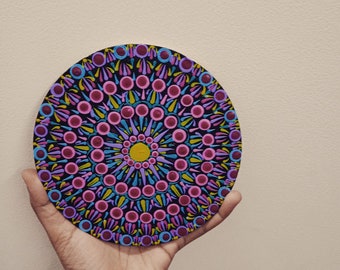 Dotted Mandala Art on MDF Board - Etsy