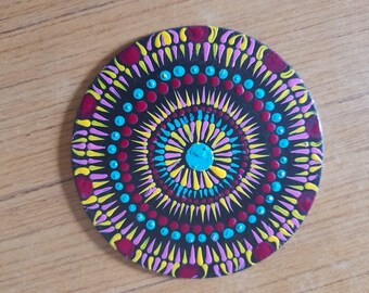 Dotted Mandala Art on MDF Board - Etsy
