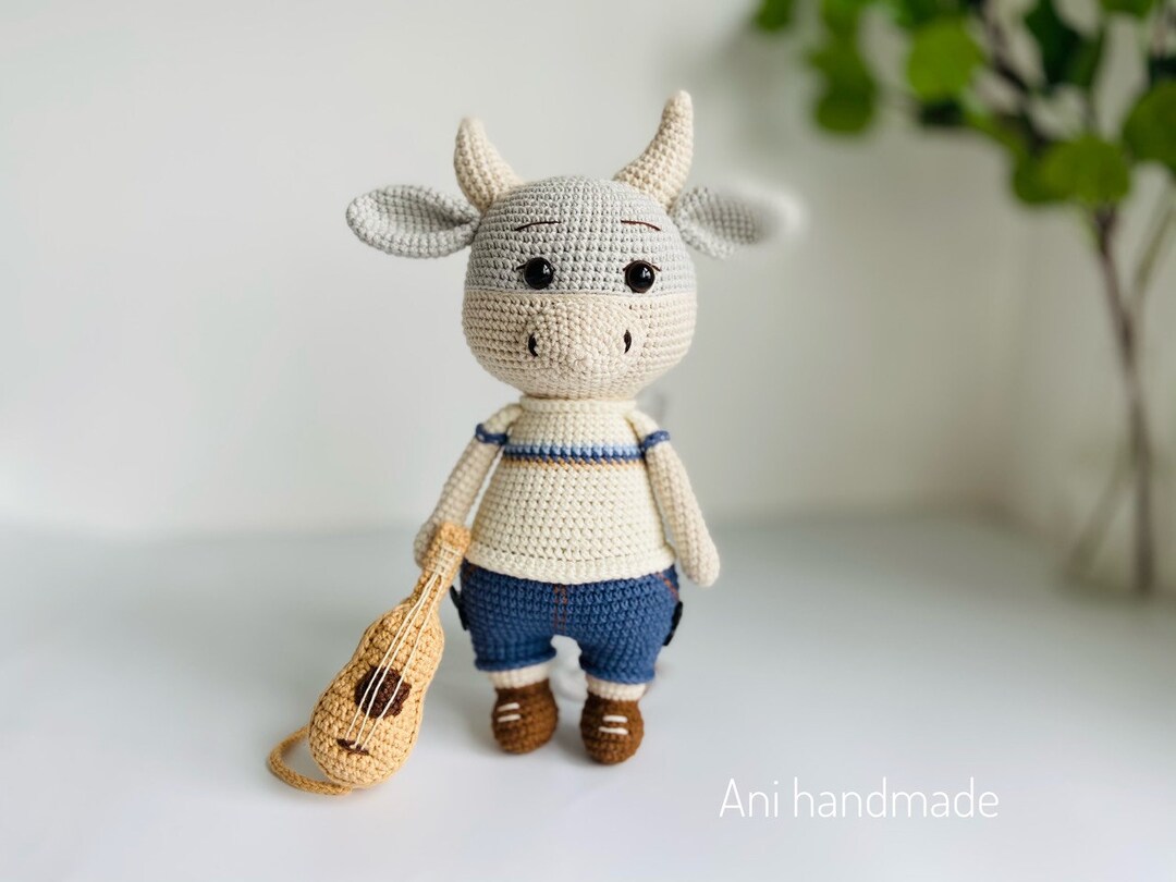 Crochet Buffalo Doll Pattern, Amigurumi Toy (PDF English) - Etsy