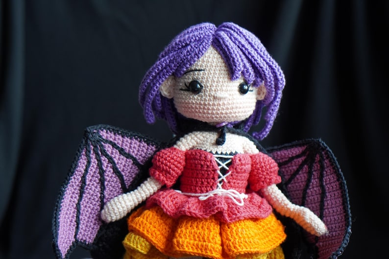 Crochet MORGANA Halloween Doll Pattern (PDF) - Etsy