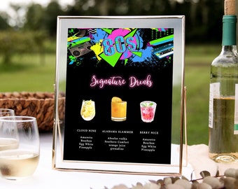 Chalkboard Cocktail Sign - Etsy