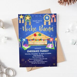 Filipino Christmas Party Invitation, Noche Buena, Filipino Fiesta ...