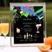 80s Bar Menu Sign Signature Drinks Sign Chalkboard Design - Etsy