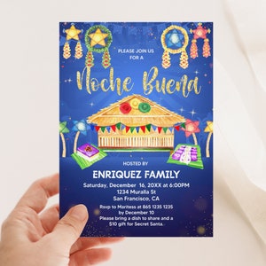 Filipino Christmas Party Invitation, Noche Buena, Filipino Fiesta ...