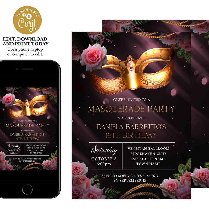 Masquerade Backdrop - Etsy