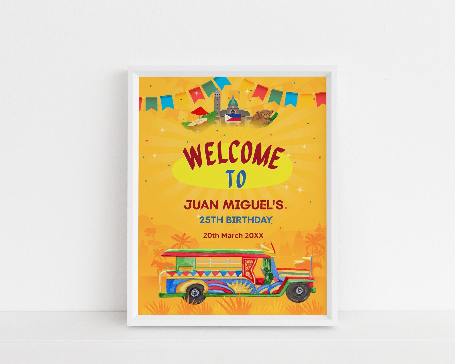 Filipino Event Welcome Sign, Filipino Fiesta, Filipino Buffet Sign ...