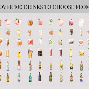 90s Bar Menu Sign, Signature Drinks Sign, Chalkboard Design Menu Bar ...