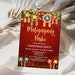 Filipino Christmas Party Invitation, Noche Buena, Filipino Fiesta ...