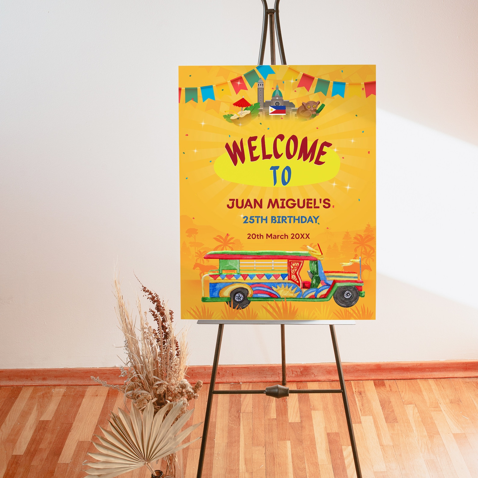 Filipino Event Welcome Sign, Filipino Fiesta, Filipino Buffet Sign ...