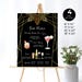 Black and Gold Masquerade Menu Template, Masquerade Prom Menu, Mardi ...