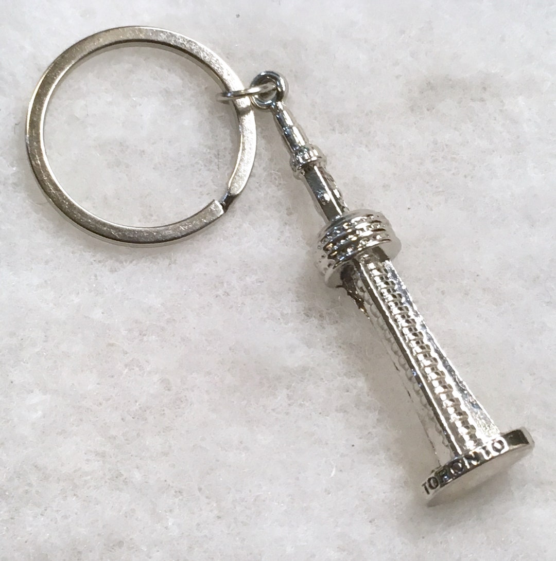 Miniature CN Tower- Vintage Keychain - Etsy