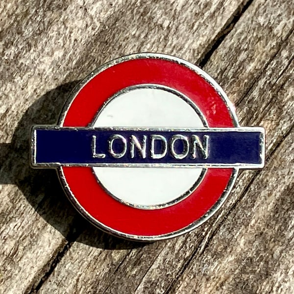 London Enamel Pin - Etsy