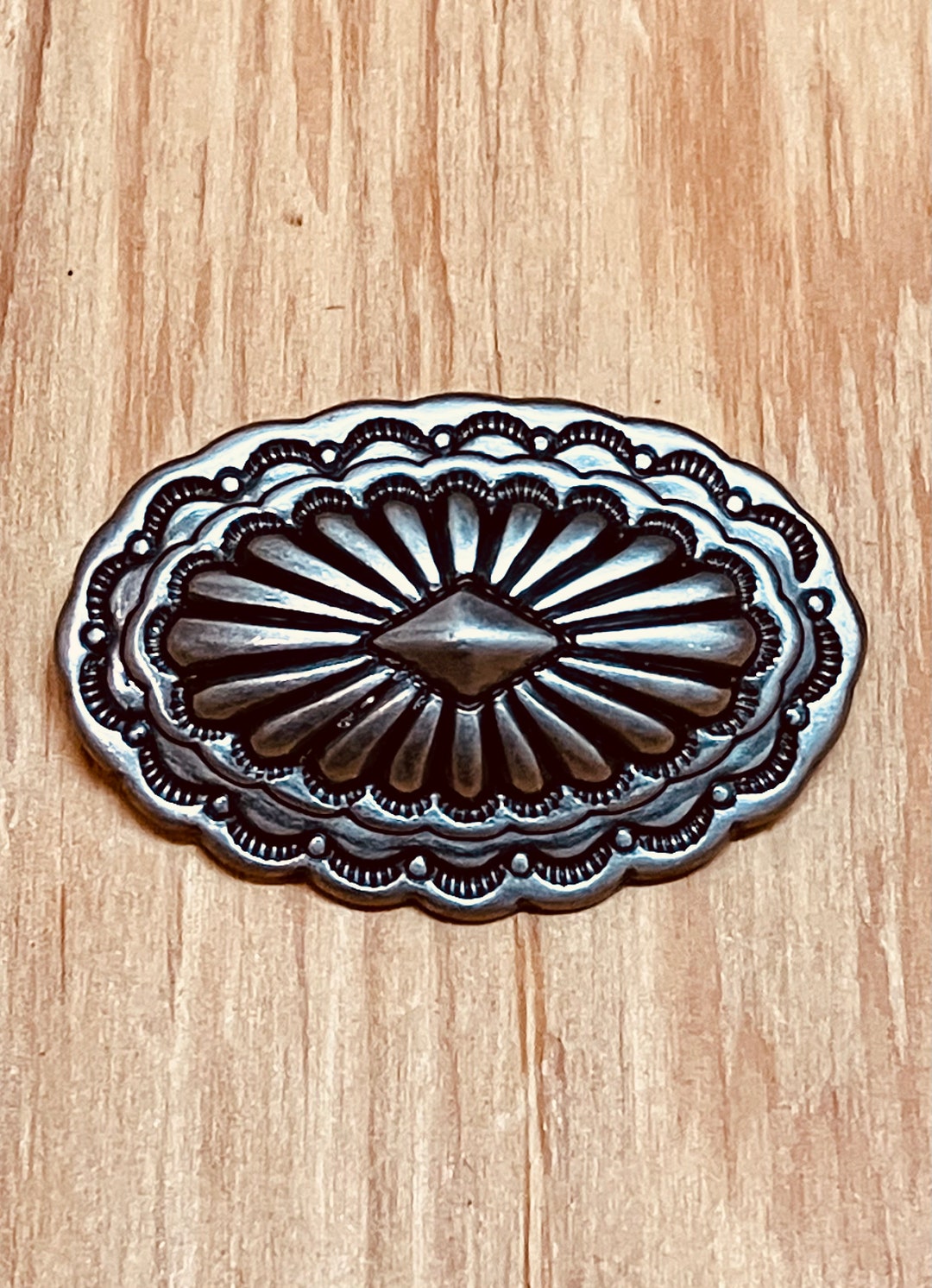 Western Style Metal Badge on Screws for Leather Craft. - Etsy