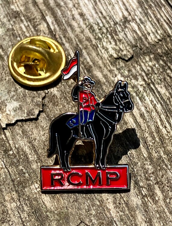 RCMP Royal Canadian Mounted police - vintage enamel p… - Gem