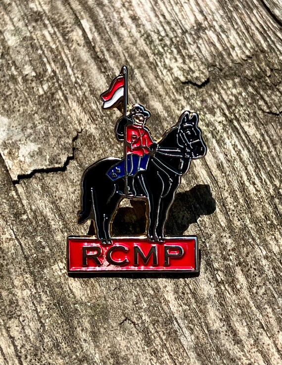 RCMP Royal Canadian Mounted police - vintage enamel p… - Gem