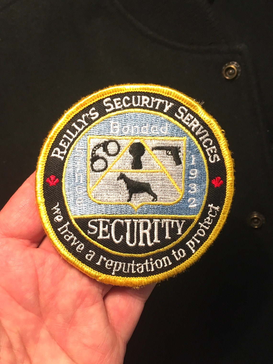 Security Vintage Patch - Etsy