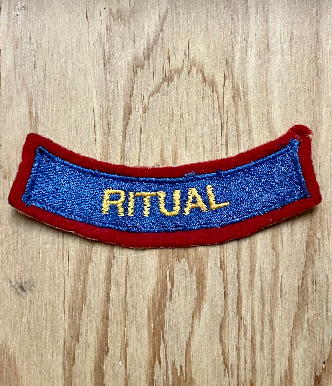 Ritual - Vintage Uniform Patch. - Etsy
