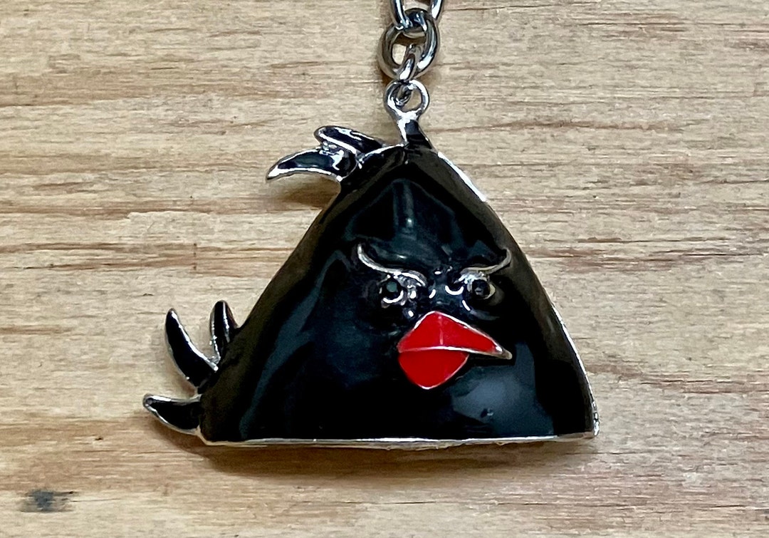Angry Bird Vintage Charm/ Pendant on Keychain . - Etsy