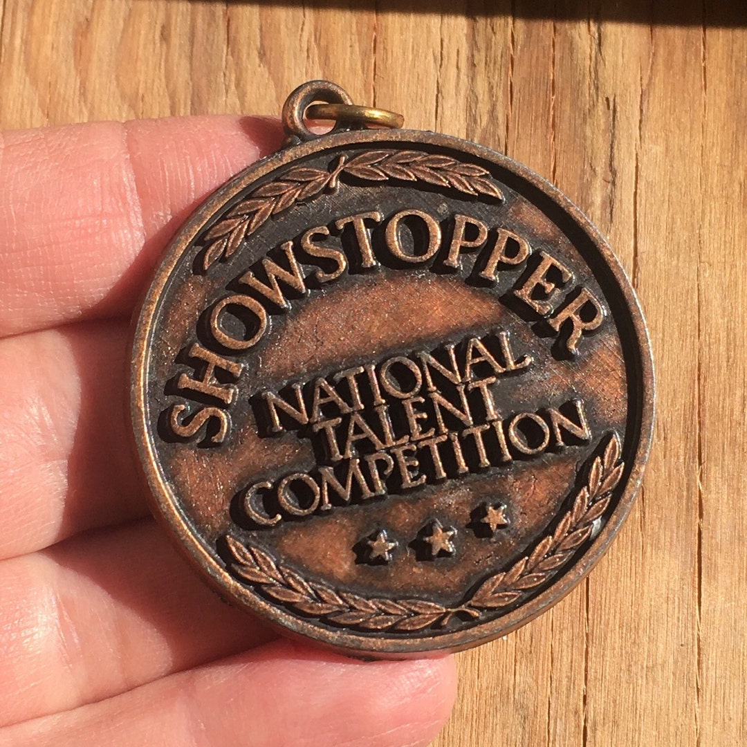 Showstopper National Talent Competition - Trophy Medal . - Etsy