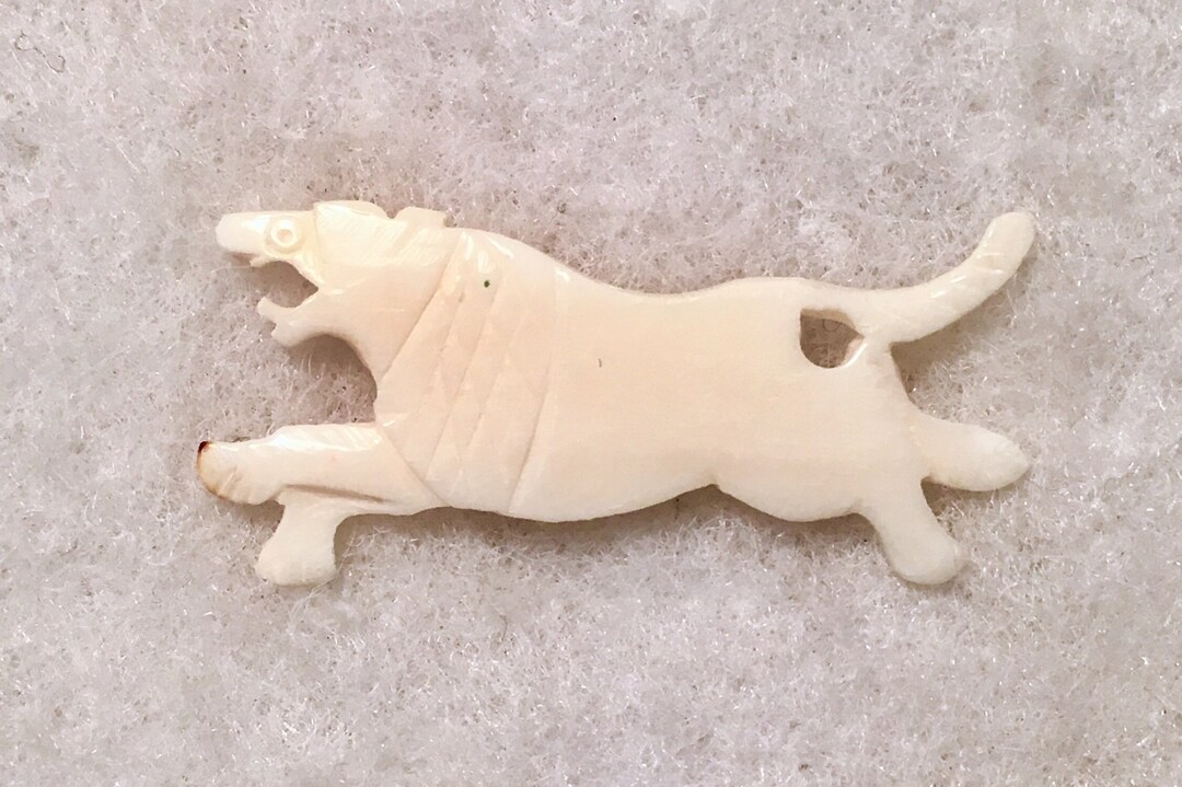 Running Lion - Ivory Tribe Amulet - Etsy