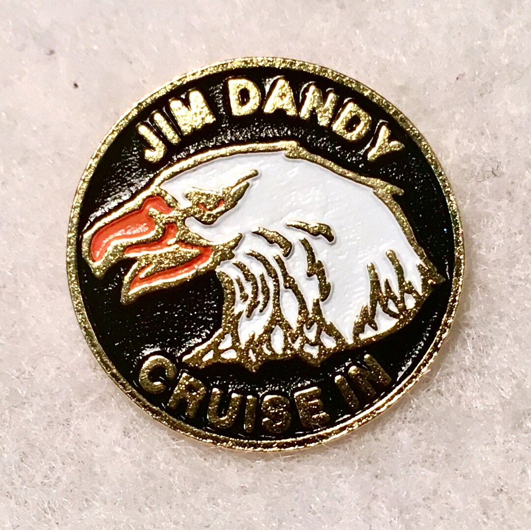 Jim Dandy Cruise in - Vintage Enamel Pin - Etsy