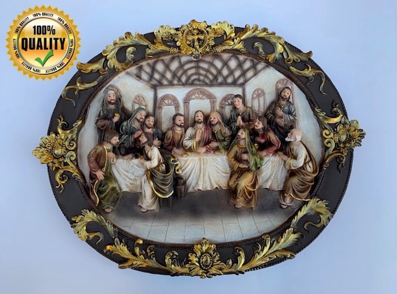 The Last Supper Wall Art Wall Hanging Home Decor With 3D | Etsy