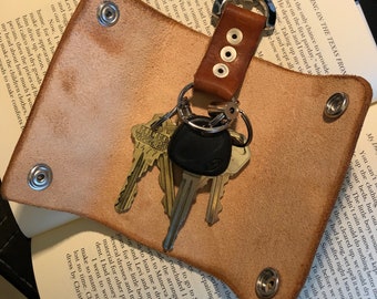 Leather Key Wrap | Etsy
